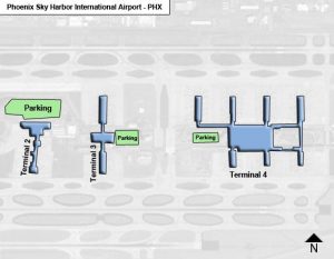 Phoenix Airport Maps - Phoenix PHX
